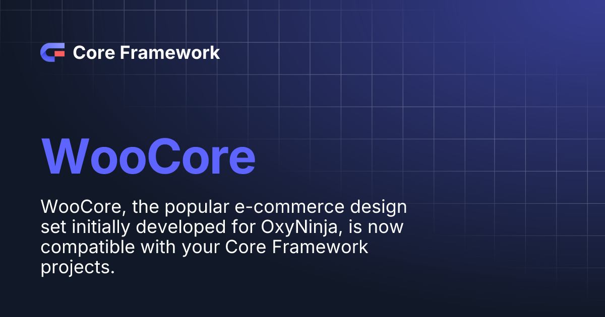 WooCore | Core Framework